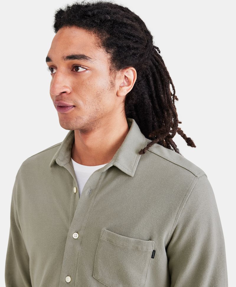 Camisa Knit Button Up Slim Fit 79741-0093 | Dockers - Dockers Mexico