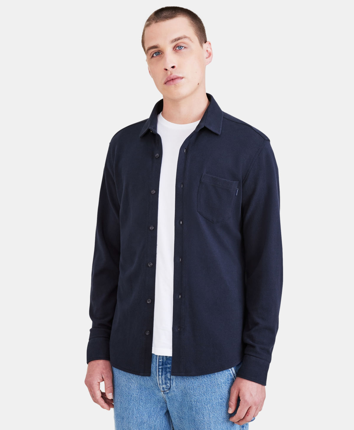 Camisa Knit Button-Up Slim Fit 79741-0090 | Dockers - Dockers Mexico